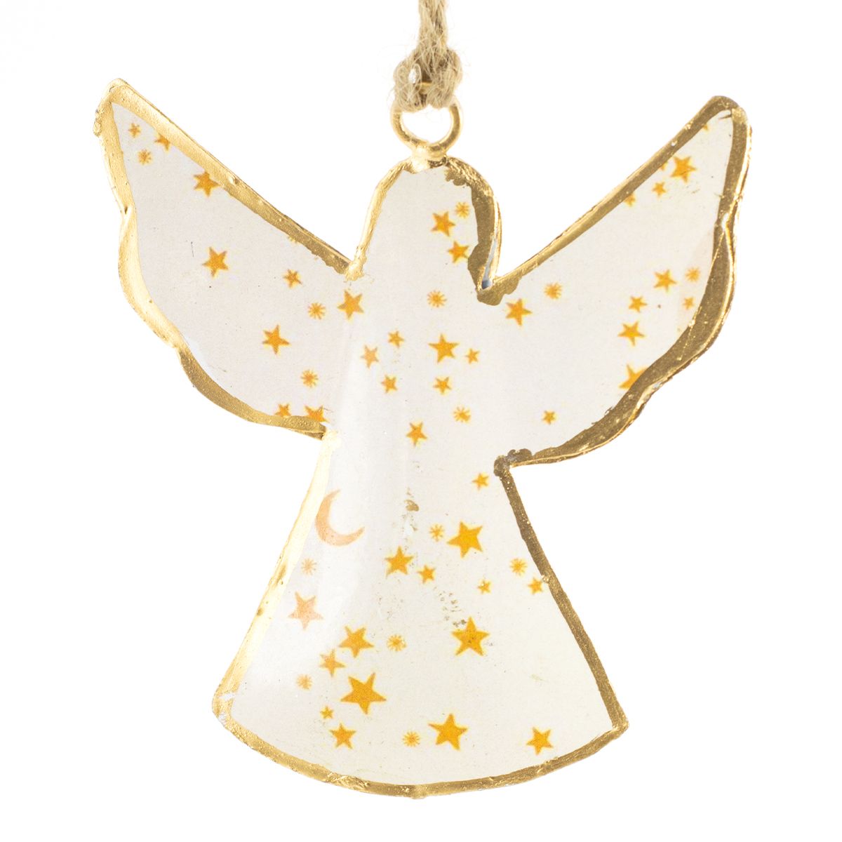 ángel De Chapa Blanca Con Dorado - IVSA - Venta mayorista de objetos de ...