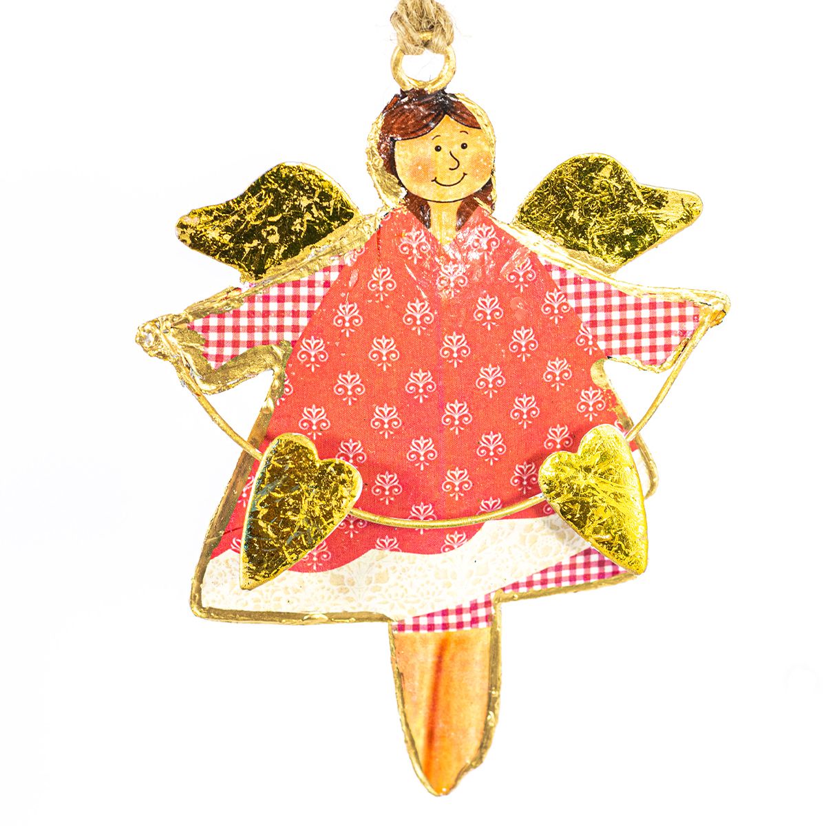 Angel De Chapa Con Guia De Corazones - IVSA - Venta mayorista de ...